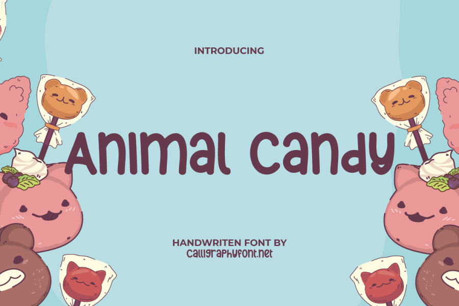 AnimalCandyDemo Font · 1001 Fonts