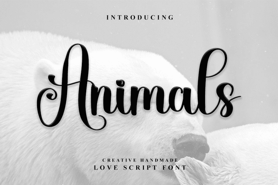 Animals Font · 1001 Fonts