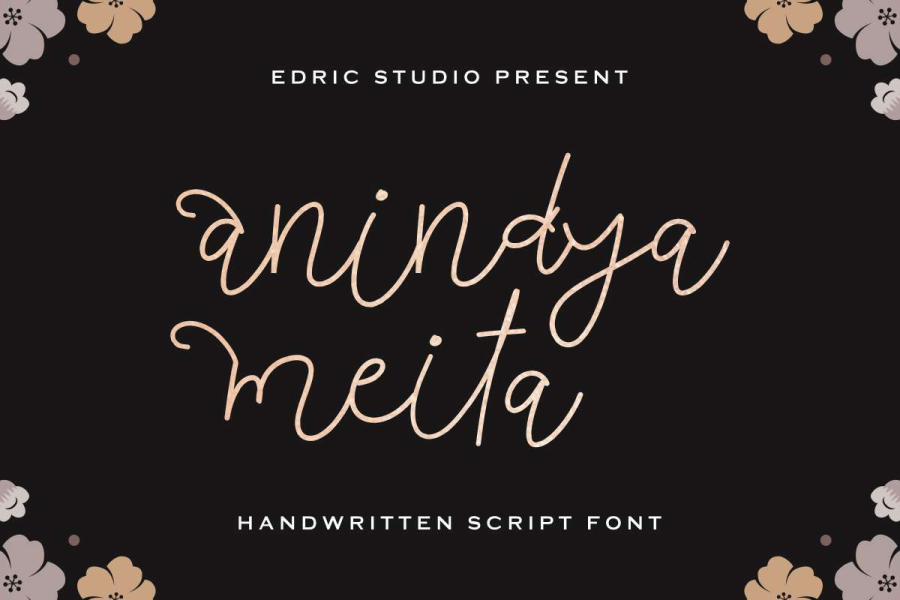 Anindya Meita Demo Font · 1001 Fonts