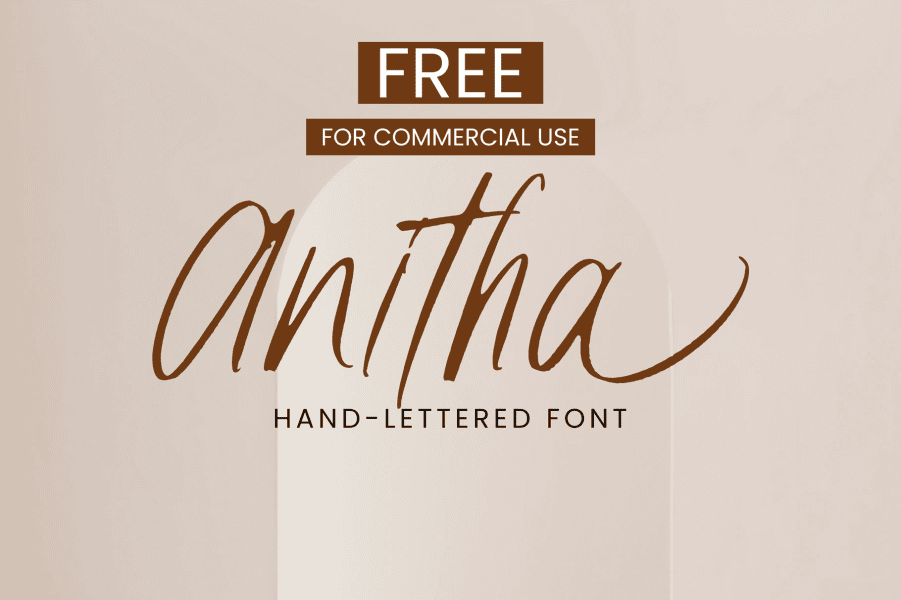 Anitha Font Family · 1001 Fonts