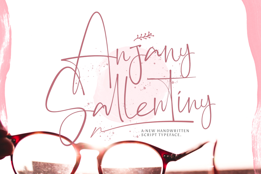 Anjany Sallentiny Font · 1001 Fonts