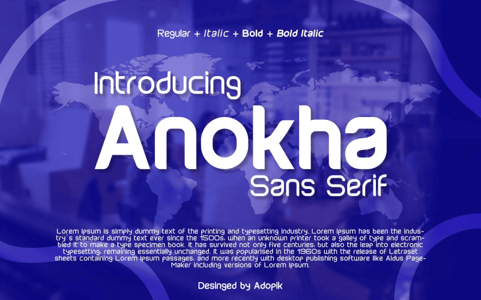 Anokha Font Family · 1001 Fonts