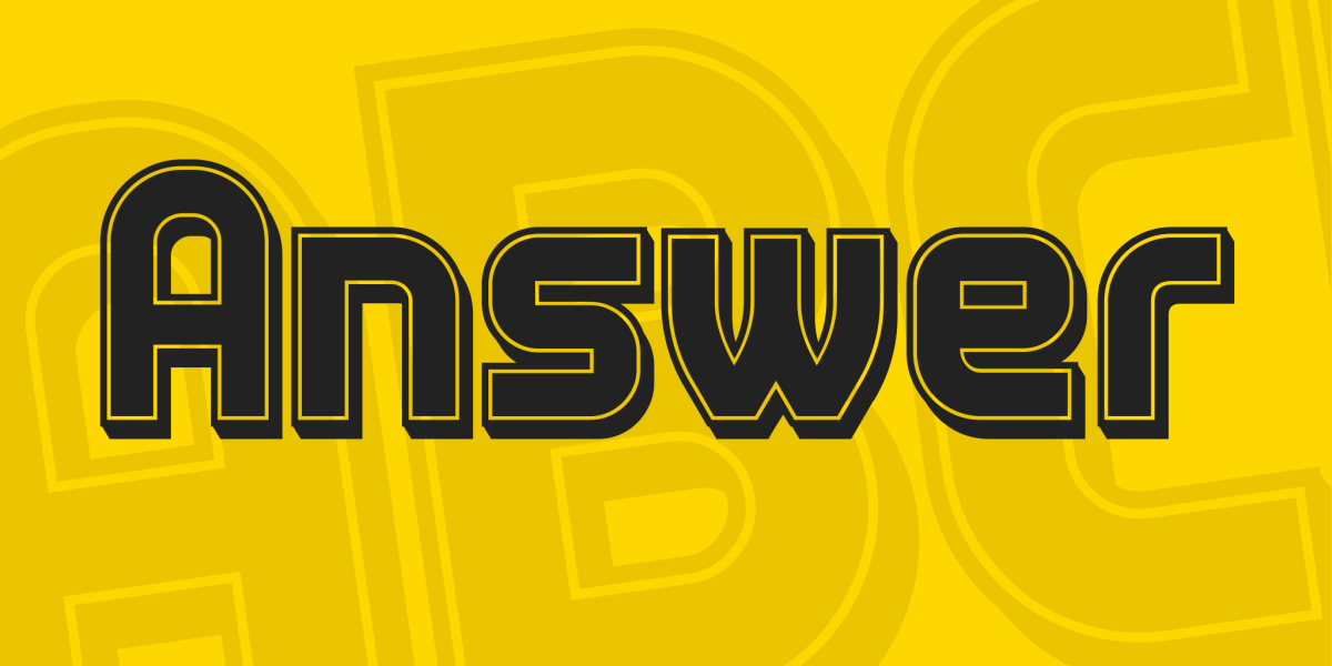 Answer Font Family · 1001 Fonts