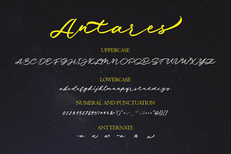 Antares Font · 1001 Fonts