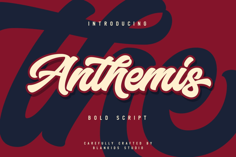 Anthemis Personal Use Only Font · 1001 Fonts