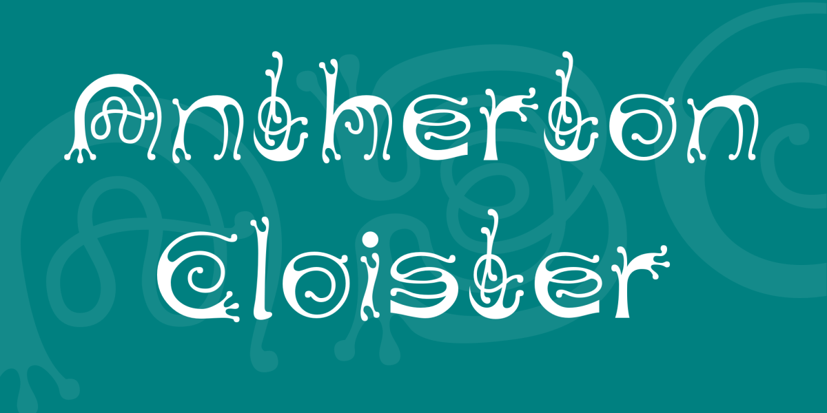 Antherton Cloister Font · 1001 Fonts