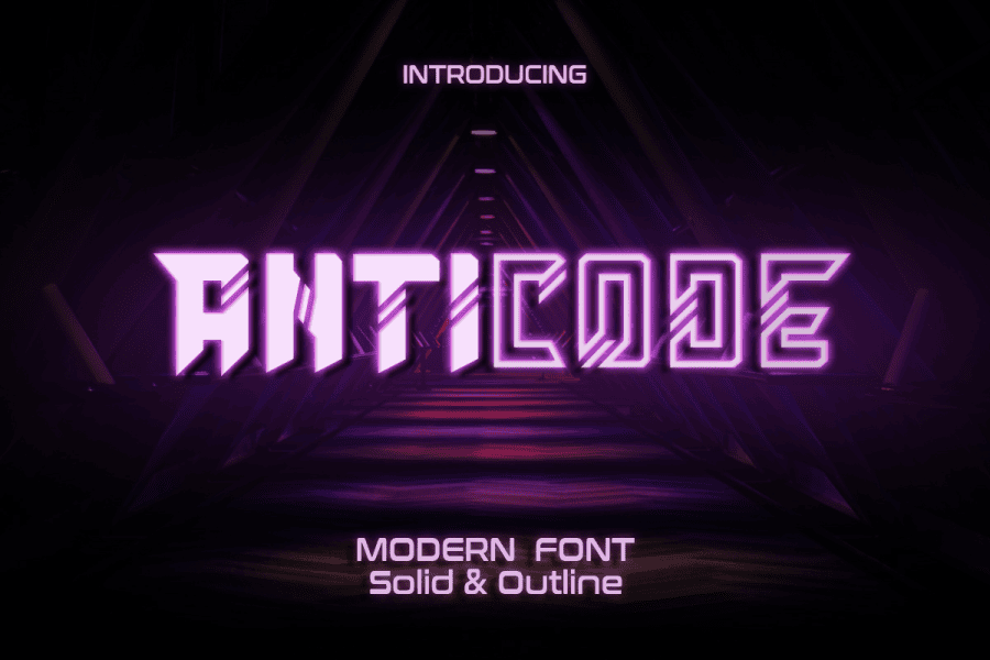 Anticode Font 1001 Fonts