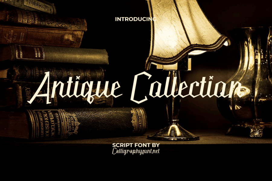 AntiqueCollectionDem Font · 1001 Fonts