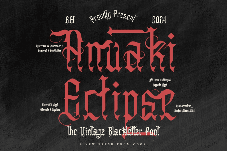 Anuaki Eclipse Font · 1001 Fonts