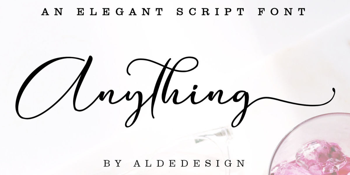 Anything Font Family · 1001 Fonts