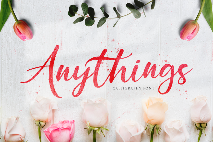 Anythings Font · 1001 Fonts