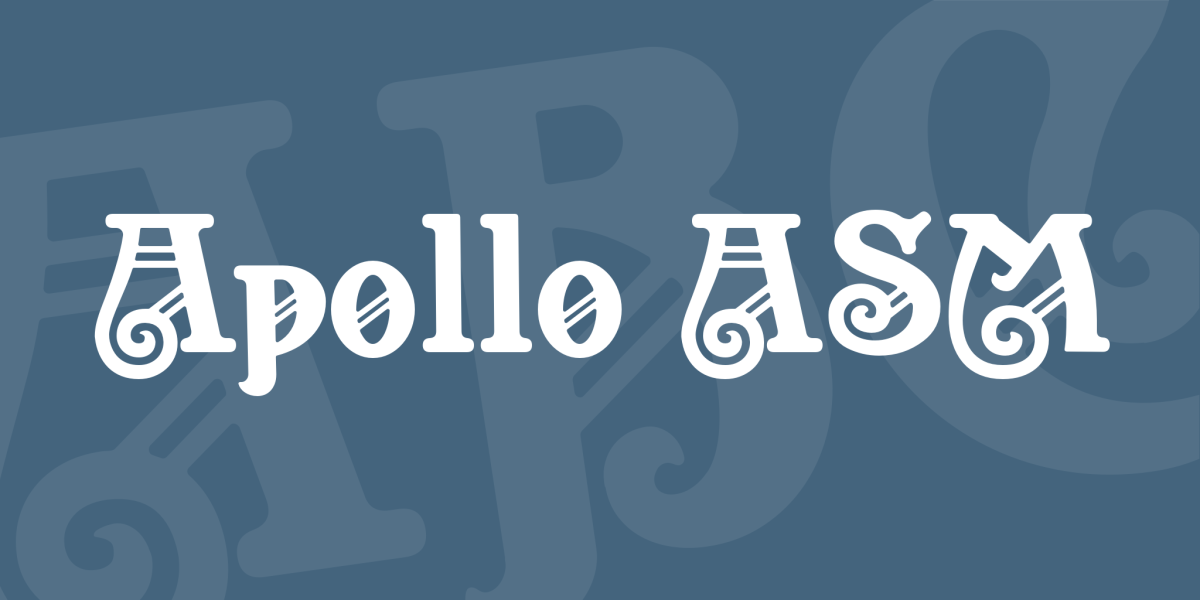Apollo ASM Font · 1001 Fonts
