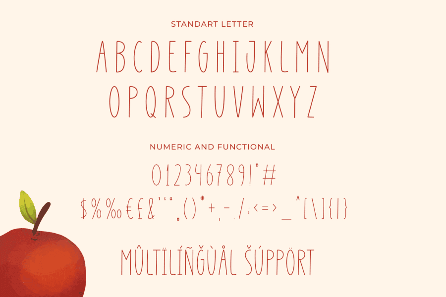 Apple Cream Font · 1001 Fonts