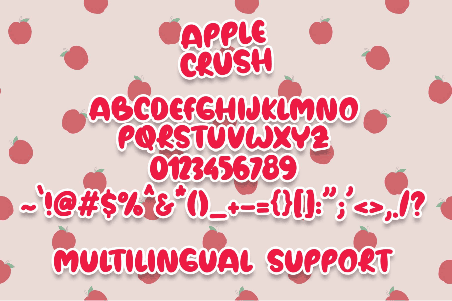 Apple Crush Font · 1001 Fonts