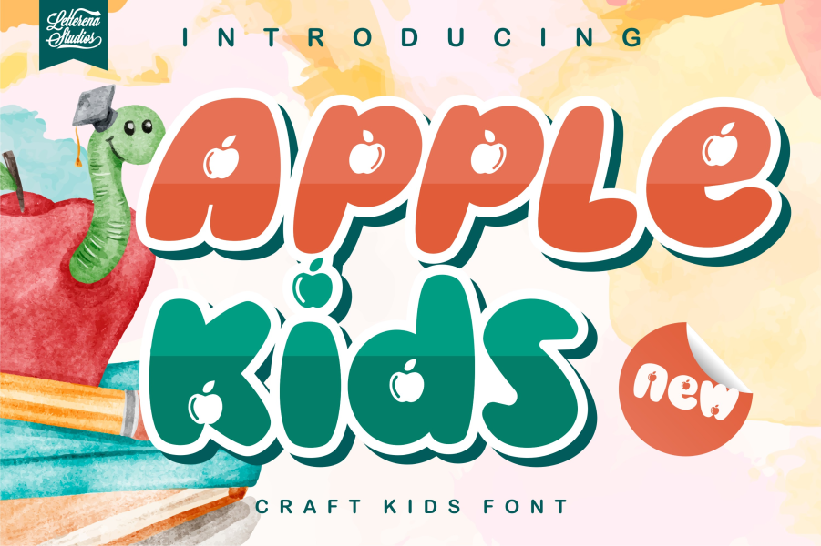 Apple Kids Font Family · 1001 Fonts