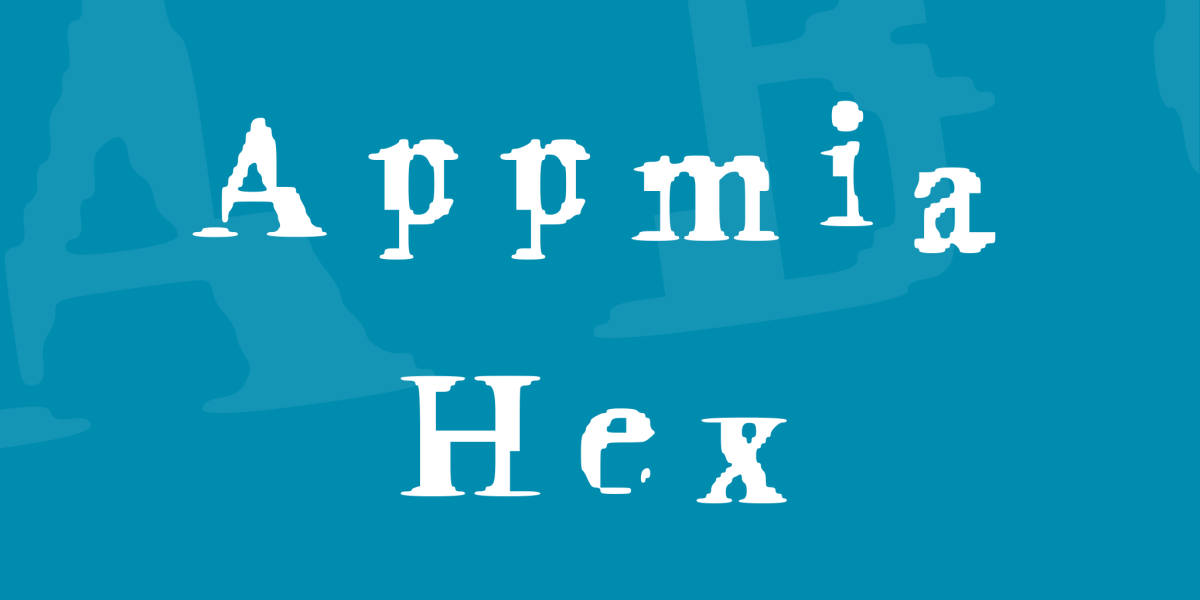 Appmia Hex Font · 1001 Fonts