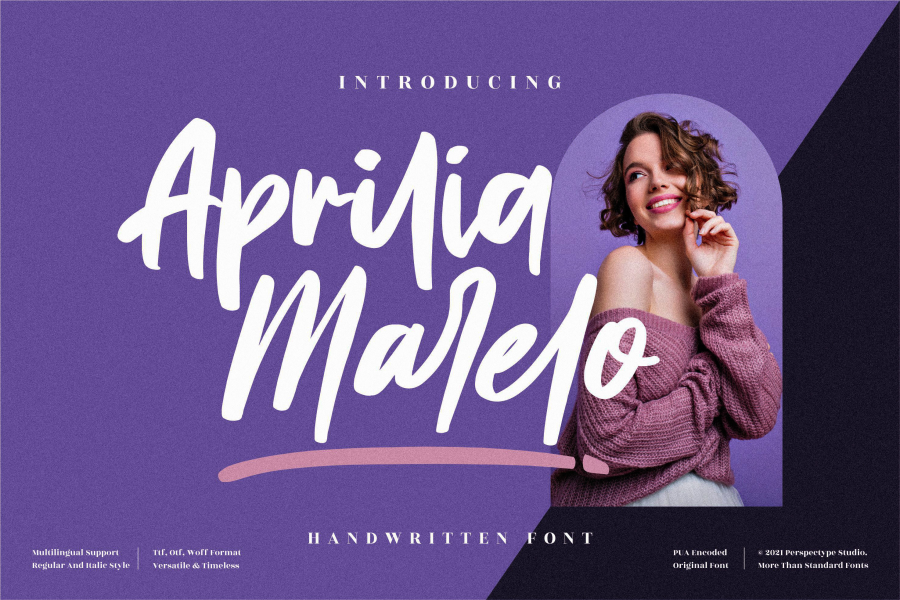 Aprilia Marelo Font Family · 1001 Fonts