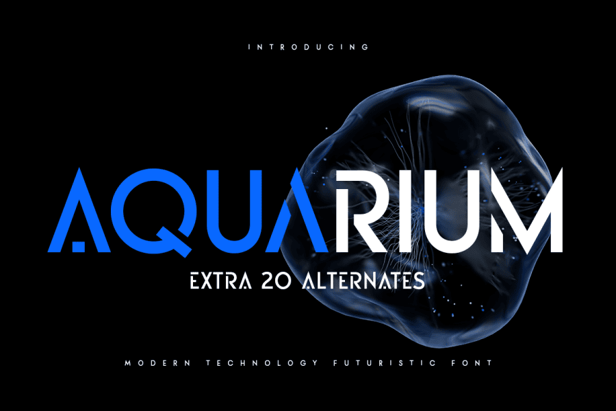 AQUARIUM Font · 1001 Fonts