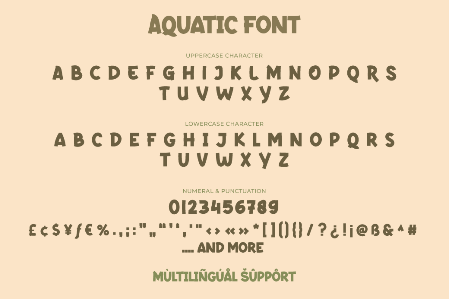 Aquatic Font · 1001 Fonts