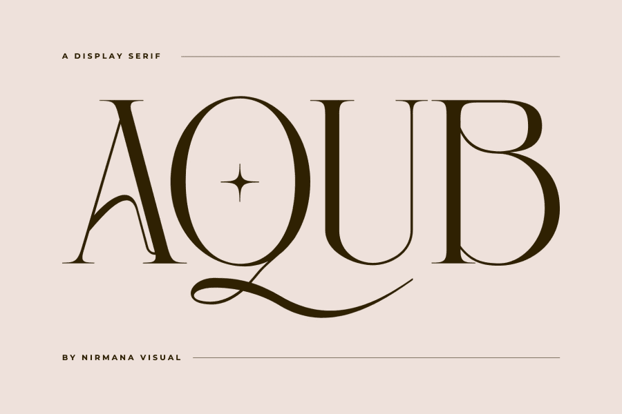 Aqub - Demo Version Font · 1001 Fonts