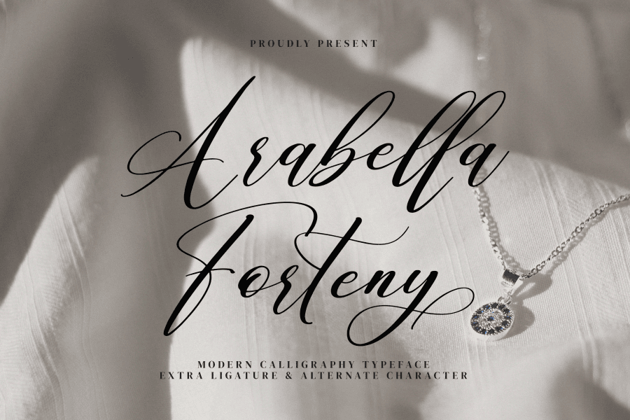 Arabella Forteny Font · 1001 Fonts
