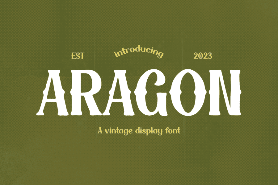 Aragon Font · 1001 Fonts