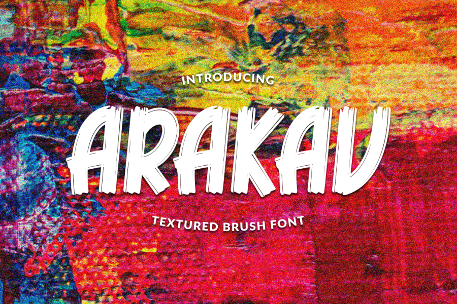 Arakav Font · 1001 Fonts