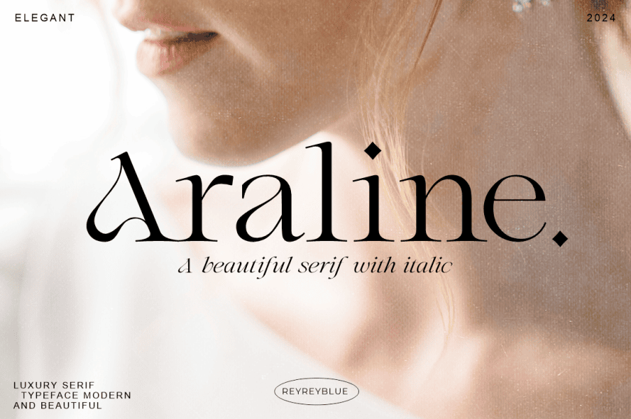 Araline Font Family · 1001 Fonts