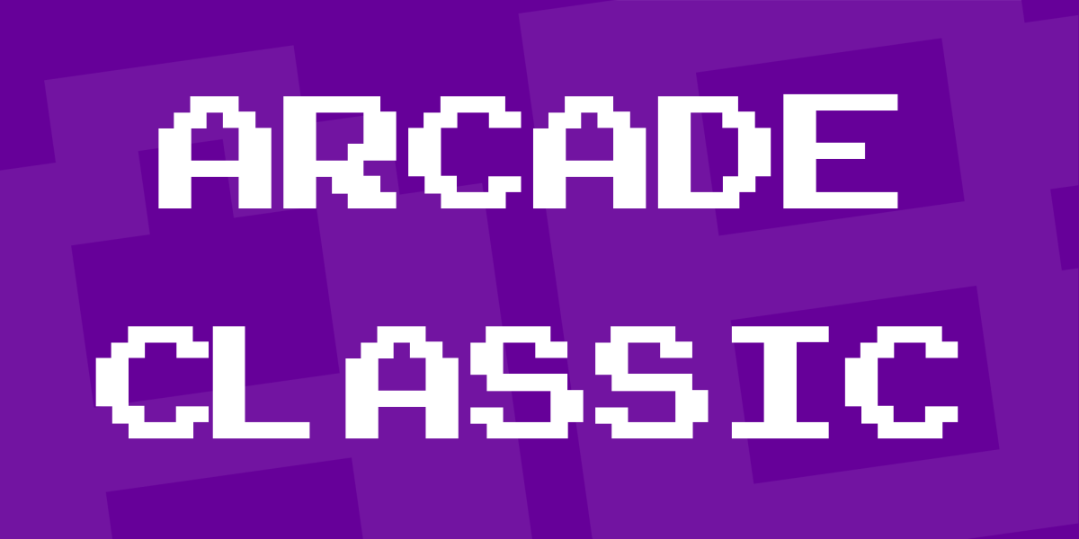 Arcade Classic Font · 1001 Fonts
