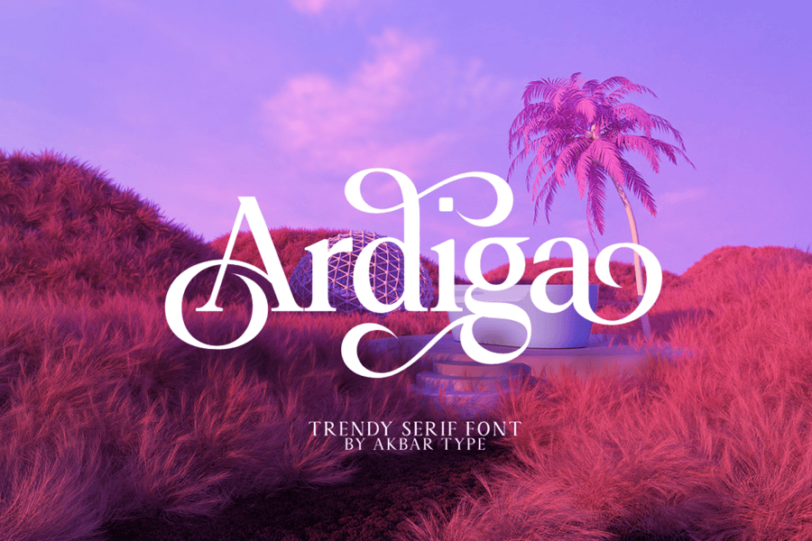 Ardiga Font · 1001 Fonts