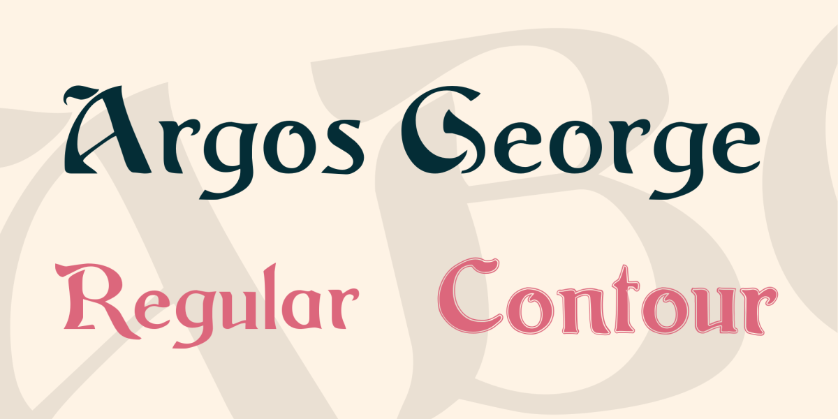 Argos George Font Family · 1001 Fonts
