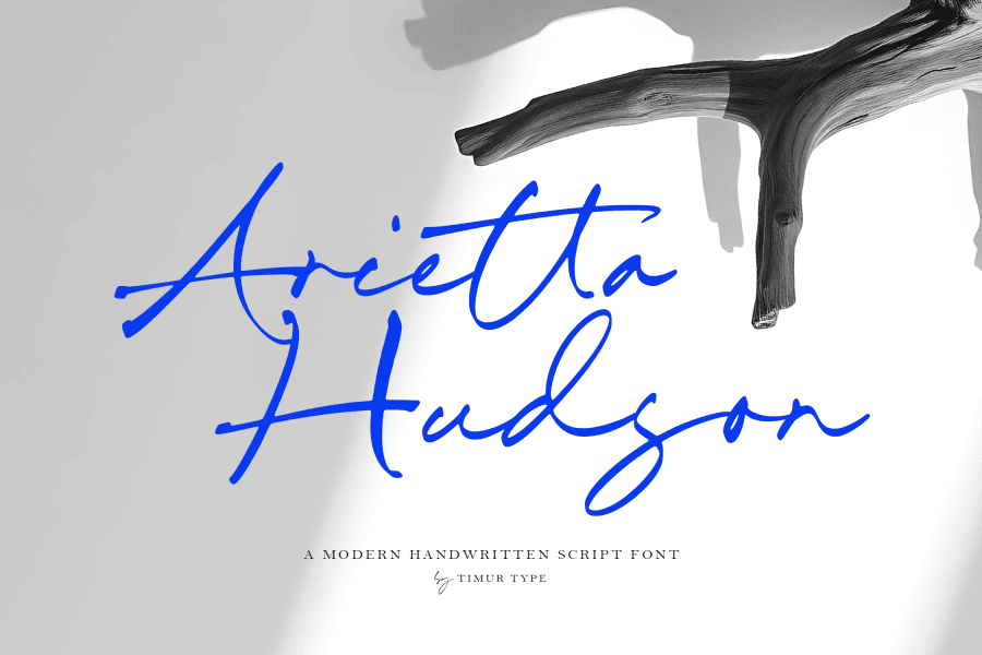 Arietta Hudson Font · 1001 Fonts