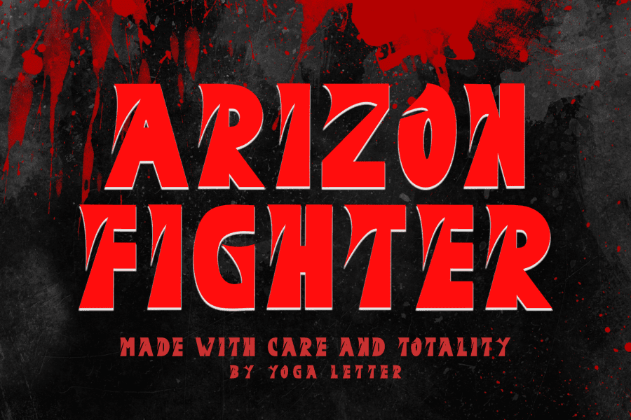 Arizon Fighter Demo Font · 1001 Fonts