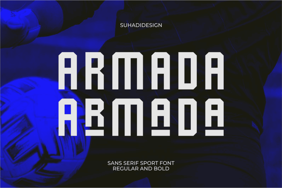 Armada Font Family · 1001 Fonts