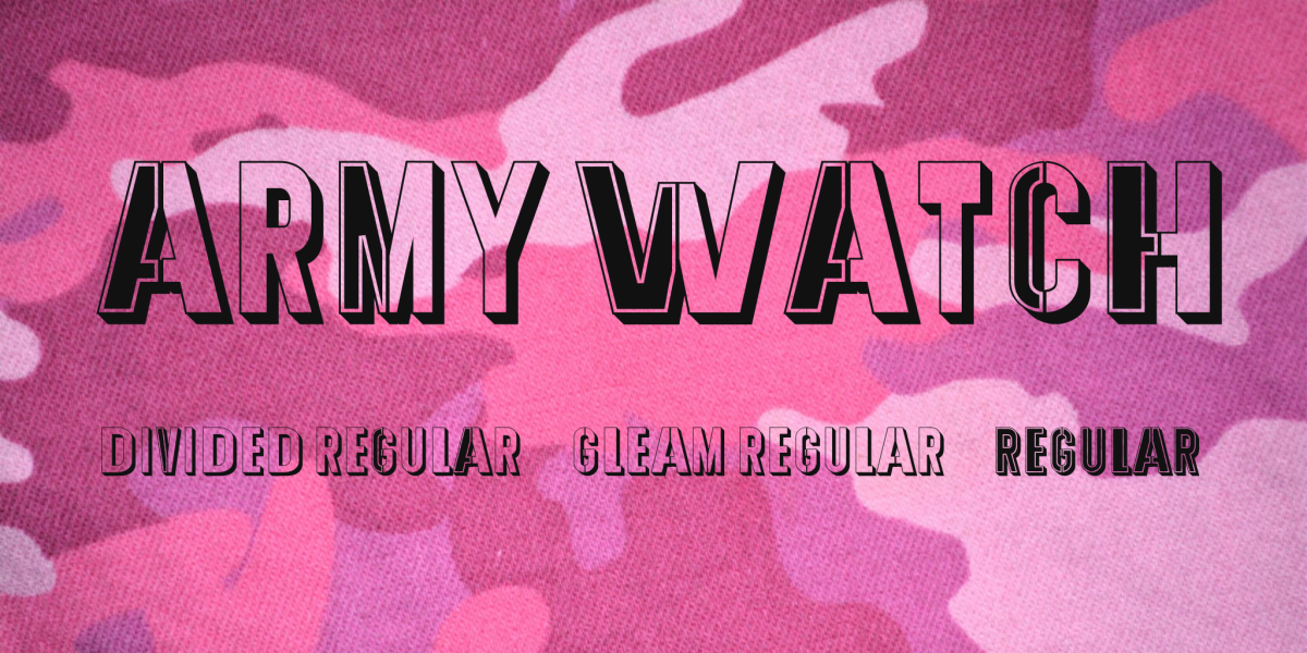 2 Free &, Heavy, Spliced Fonts · 1001 Fonts