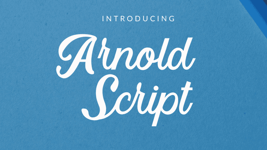 Arnold Script Font · 1001 Fonts