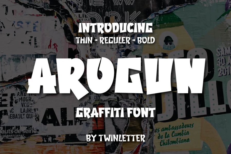 5 Free Advertising, Bold, Graffiti, Headline, Poster Fonts · 1001 Fonts