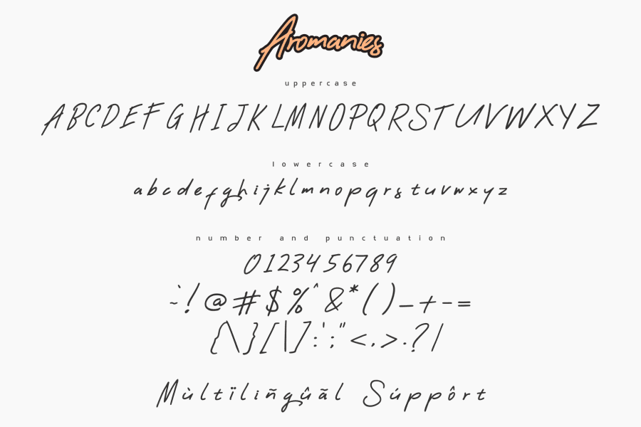 Aromanies Regular Font · 1001 Fonts