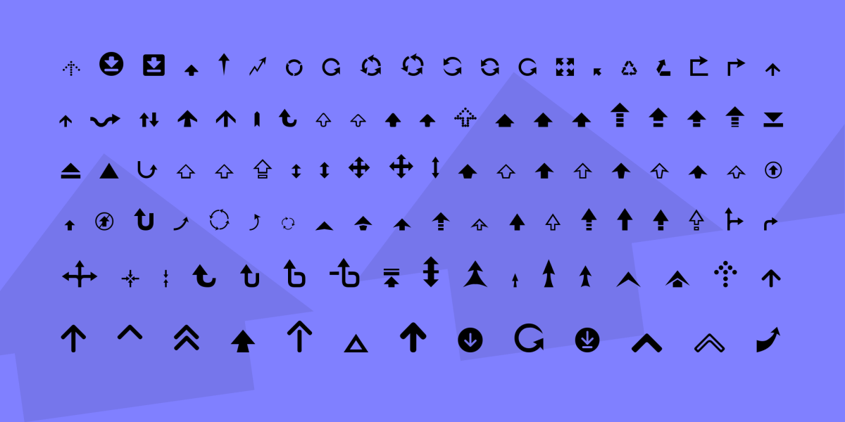 Arrow 7 Font · 1001 Fonts