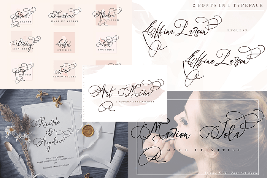 Art Maria Font · 1001 Fonts