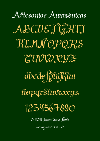 Artesanias Font · 1001 Fonts