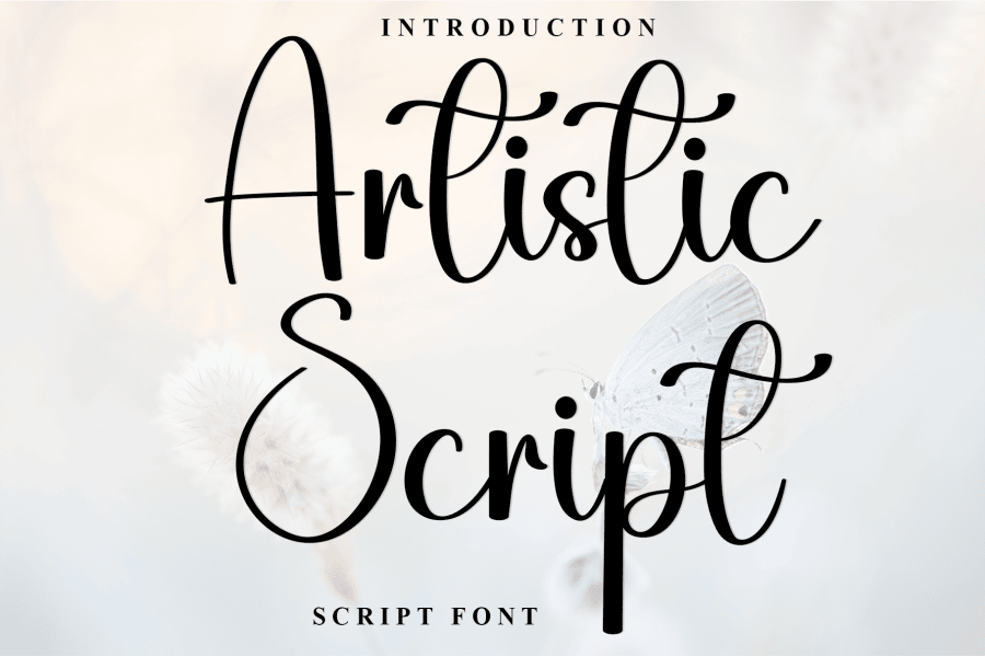 Artistic Script Font · 1001 Fonts