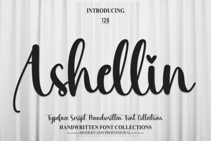 Ashellin Font · 1001 Fonts