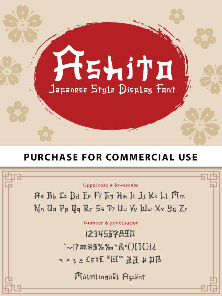 Ashito Font · 1001 Fonts