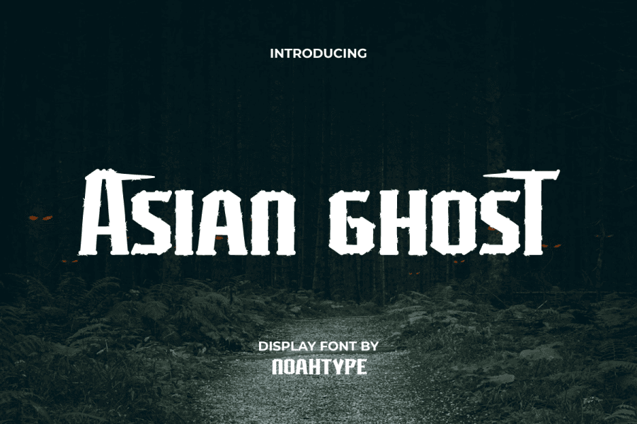 Asian Ghost Demo Font · 1001 Fonts