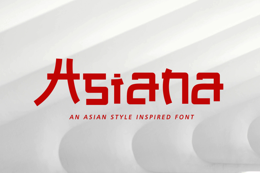 Asiana Font · 1001 Fonts