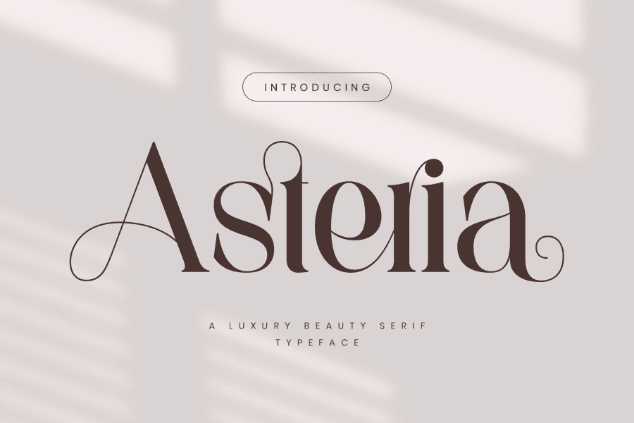 Asteria Font · 1001 Fonts