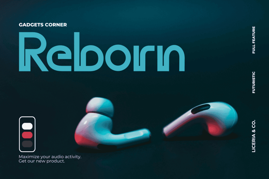 Asterik Reborn Font · 1001 Fonts