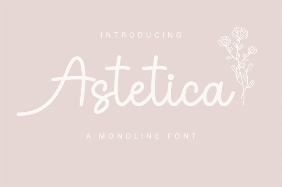 Astetica Font · 1001 Fonts