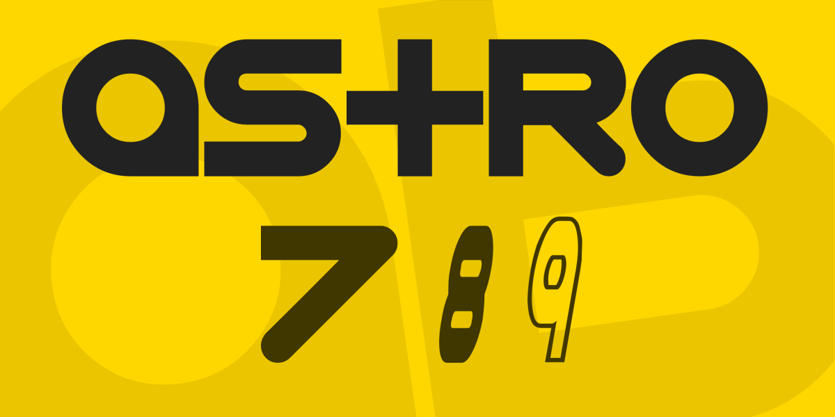 Astro Font Family · 1001 Fonts
